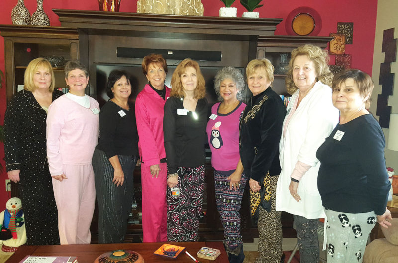 New members Patti Wallace, Vicki Baker, Rosemary Simecek, Mary Ann ...