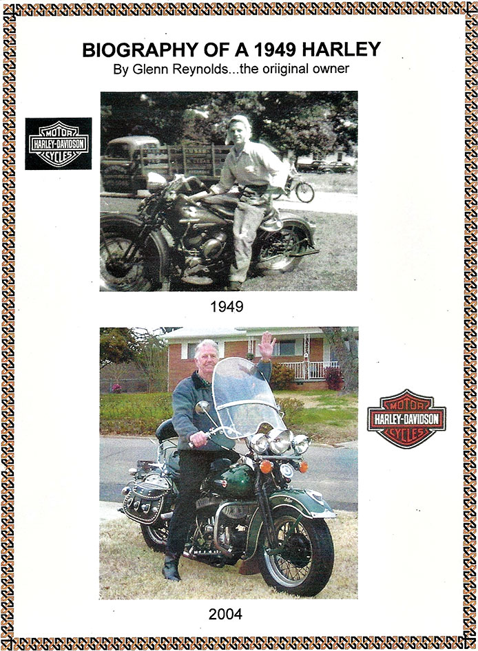 Robson Riders Motorcycle Club: Biography of a 1949 Harley – Robson ...