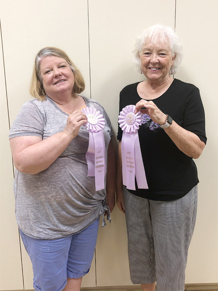 Champions: Lucy Rees and Paula Saunders, Reserve Division Champions ...