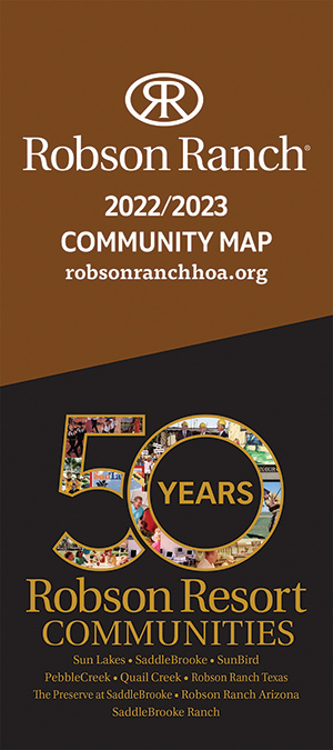 Community Map Advertisers – Robson Ranch Pioneer Press